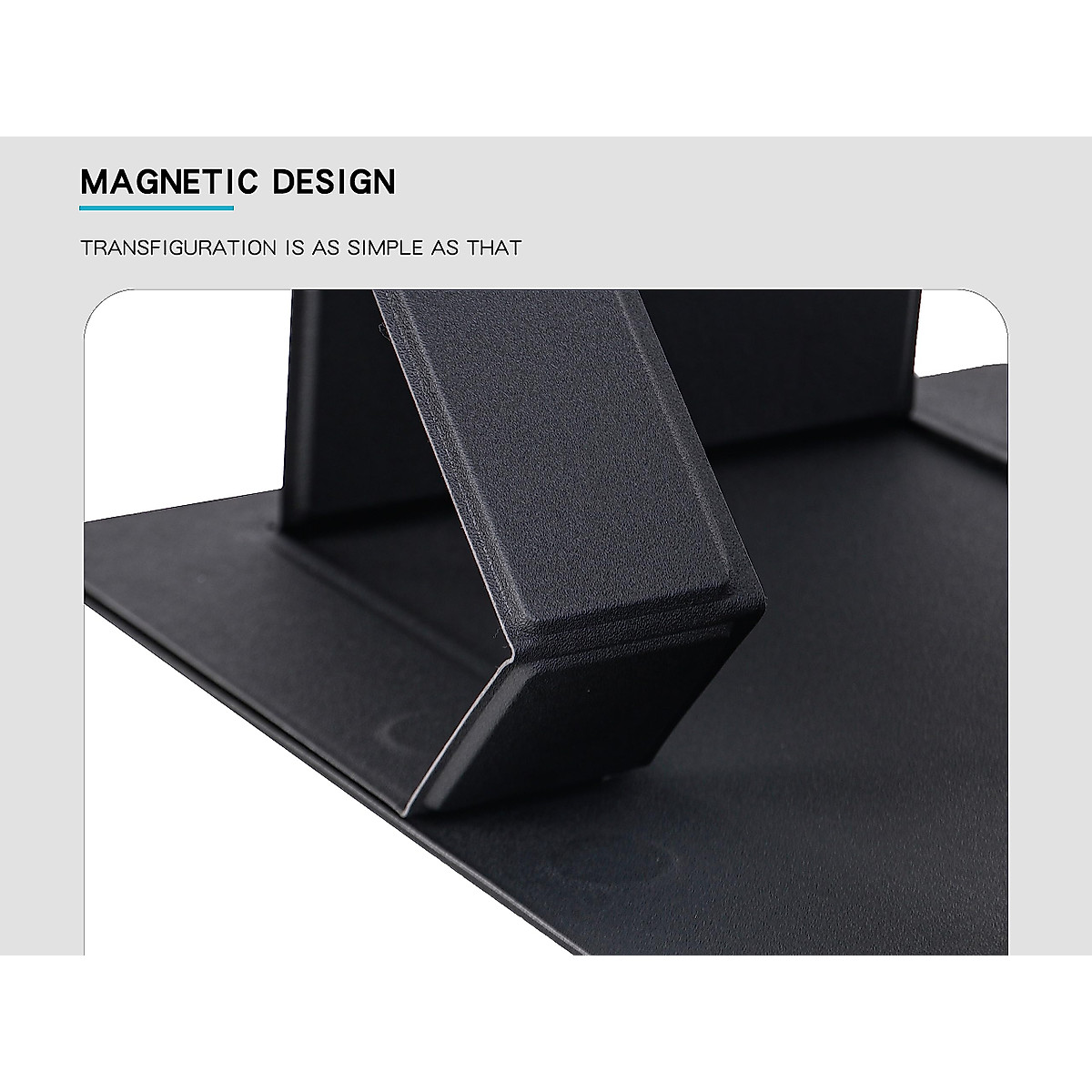 MRJKNRO.KJ Folding Table Desk at Home in The Office and car for Computer Laptop Pad Phone Reading Writing Easy to use Carry and stroage Lightweight (Black, 9.4“X17.7"X8.26")