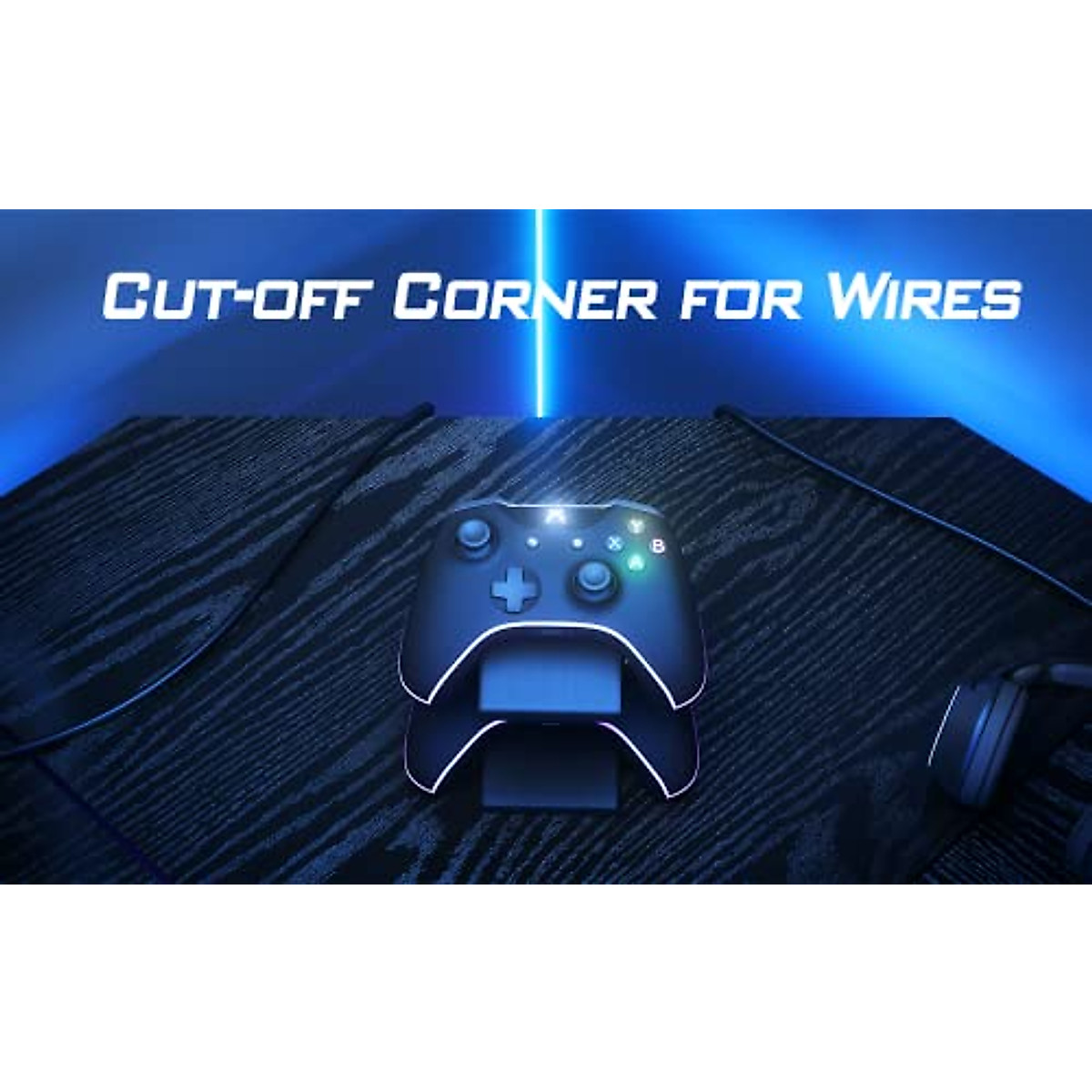 GreenForest L Shaped Gaming Desk with Monitor Stand 66 inch Large Corner Computer Desk with Storage Shelves for Home Office Pc Workstation Writing Desk,Black