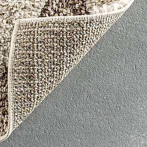 nuLOOM Rebecca High Low Textured Shaggy Area Rug, 8x10, Beige