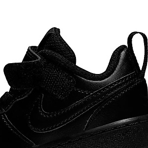 Nike Court Borough Low 2 (TDV) Toddler Bq5453-001 Size 10 Black/Black/Black