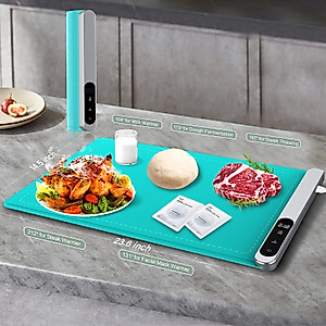 Food Warming Mat, Upgraded Graphene Full Surface Heating Foldable Heater Food Pad, Compact Silicone Materials, 6 Heat Settings, Multifunctional Food Warmers for Parties Buffet, Events, Daily Life Use