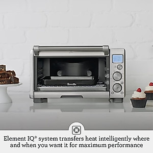Breville BOV670BSS Smart Oven Compact Convection, Brushed Stainless Steel (Renewed)