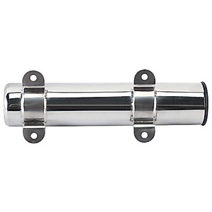 Amarine Made Boat Marine Fishing Stainless Steel Side Mounted Transom Mounted Rod Holders with Weld Brackets (2-Pack)