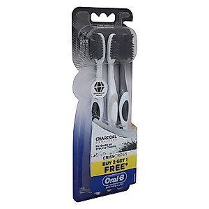 Oral-B Charcoal Sensitive Toothbrush - 3 Pieces (Extra Soft, Buy 2 Get 1)