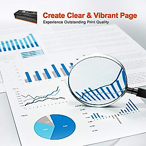 045 045H MF634cdw Toner - ejet Compatible 045H Toner Replacement for Canon 045 Toner Cartridge CRG-045H for Canon MF634Cdw MF632Cdw LBP612Cdw MF635CX Printer(1 Black,1 Cyan,1 Magenta,1 Yellow,4-Pack)