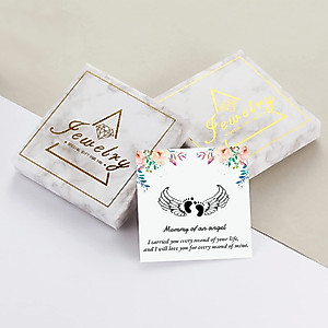 Miscarriage Ring Loss of Pregnancy Rings 925 Sterling Silver Loss Mommy of an Angel Memorial Jewelry Sympathy Gift for Women Mom (Miscarriage Ring)