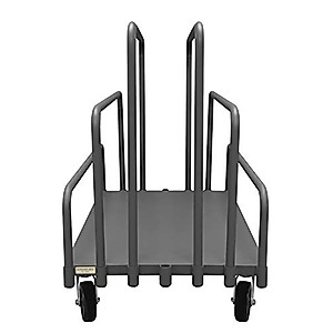 Durham 14 Gauge Steel Adjustable Panel Moving Truck, APT-2436-95, Gray