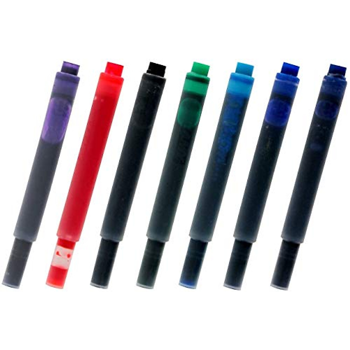 Lamy Fountain Pen Ink Cartridges, Assorted Ink, Pack of 7