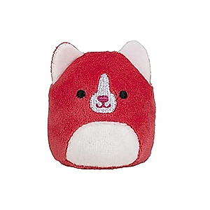 Squishville Mini-Squishmallows Besties Multipack - 14 Rainbow 2-Inch Plush Toys: Red Panda, Tabby Cat, Octopus & More