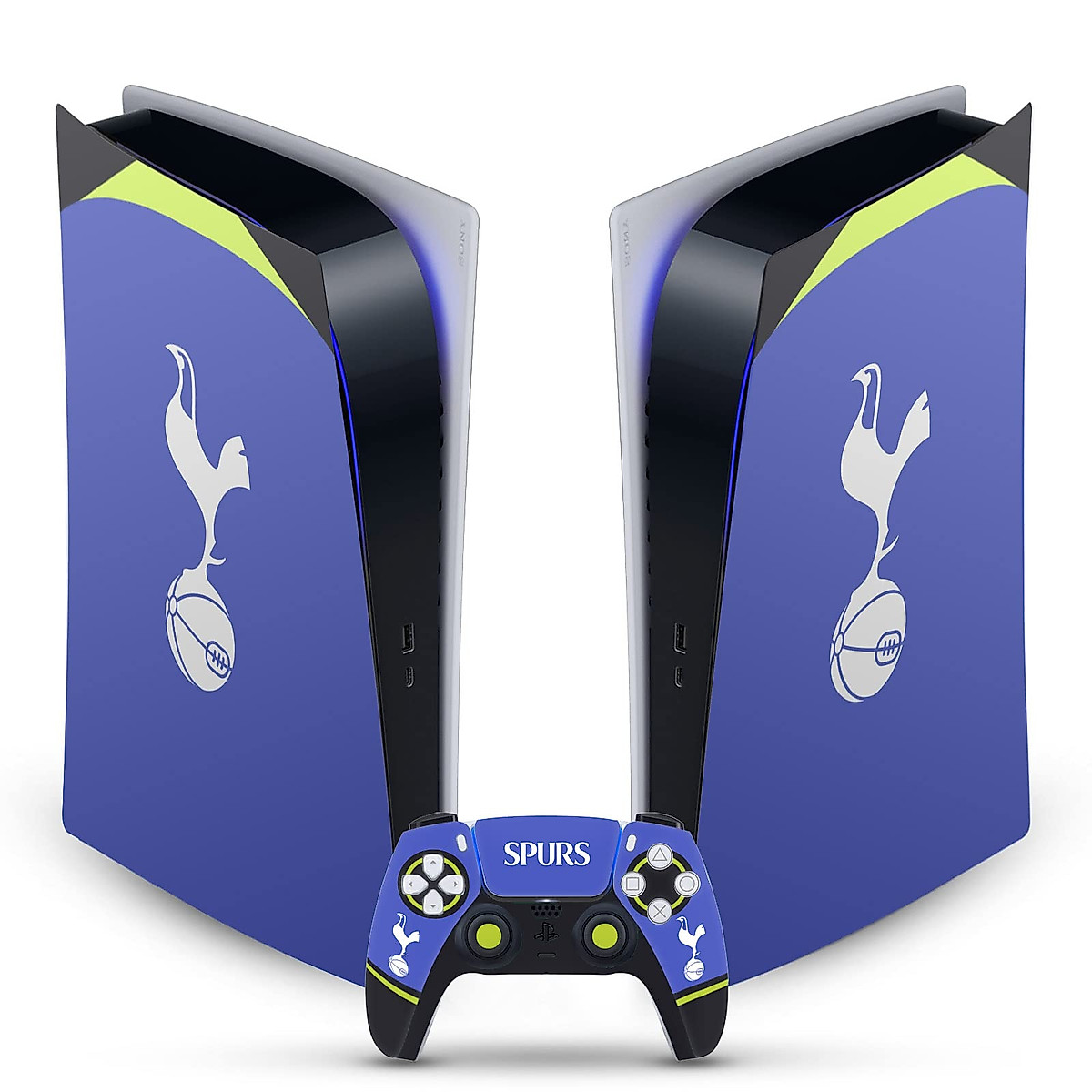 Head Case Designs Officially Licensed Tottenham Hotspur F.C. 2022/23 Away Kit Logo Art Vinyl Faceplate Gaming Skin Decal Compatible With Sony PlayStation 5 PS5 Digital Console and DualSense Controller