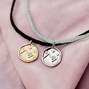 Pura Vida Bracelet Gold Crystal Mountain Coin Charm Bracelet - Handmade with Czech Crystal, Adjustable with Waterproof Band - Stackable Bracelets, Handmade Braceletss - Black