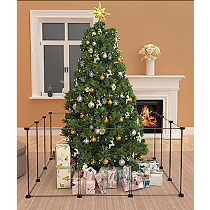 Pet Playpen,24 Inch Tall Puppy Playpen Portable Small Animals Playpen, Pet Fence Yard Fence for Puppy,Bunny,Guinea Pigs,Ferrets,Mice,Hamsters,Hedgehogs,Turtles