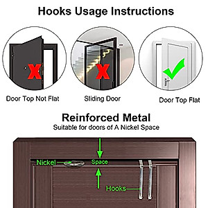 homyfort 2 Pack Over the Door Shoe Organizer