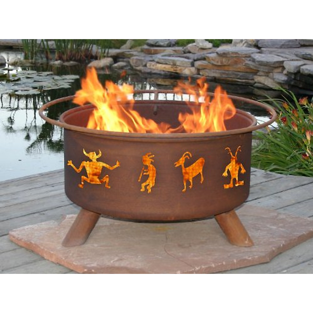 Patina Products F112, 30 Inch Kokopelli Fire Pit