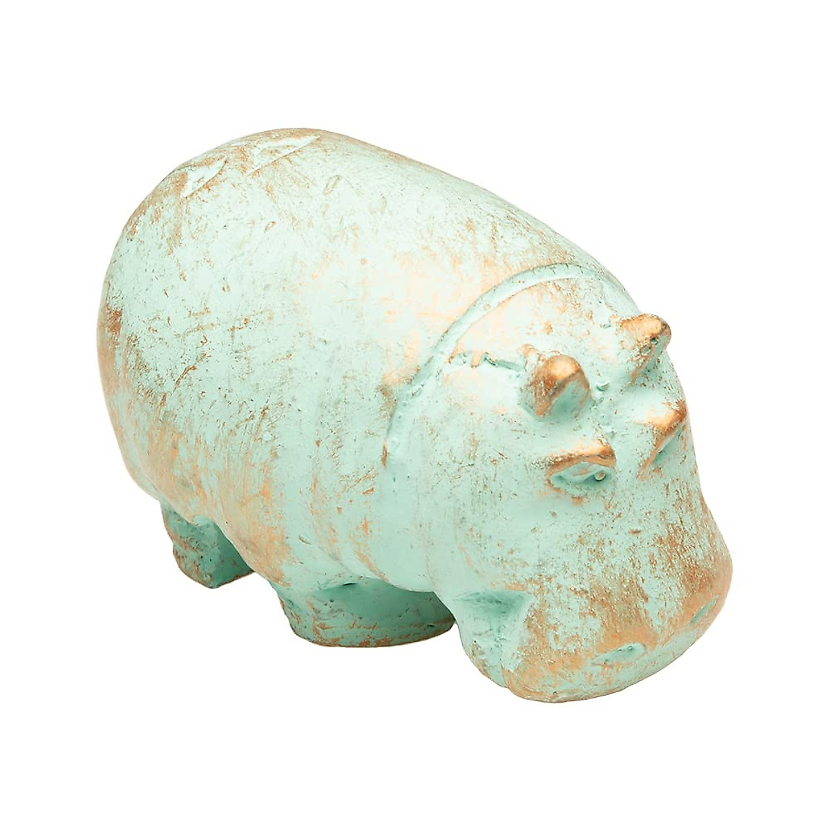 Discoveries Egyptian Imports Authentic Miniature Statue - Patina Finish - Hippo Goddess Taweret - 2.5" - Made in Egypt