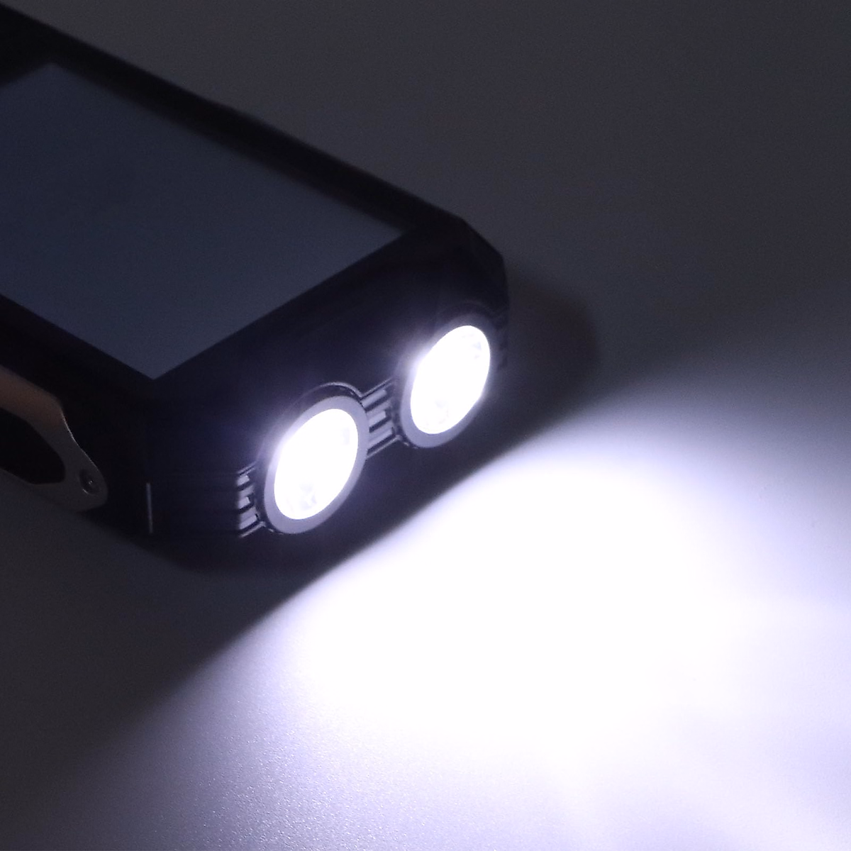 Cuifati Senior 4G Cellphone, 4in Large 18000mAh Battery Night Lighting Sound Easy Speed Dialing Rugged Phone for Android 7.0 (Black)