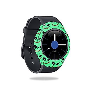 MightySkins Skin Compatible with Samsung Gear S2 3G - Why So Serious | Protective, Durable, and Unique Vinyl Decal wrap Cover | Easy to Apply, Remove, and Change Styles | Made in The USA