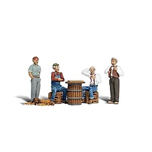 Checker Players O Scale Woodland Scenics