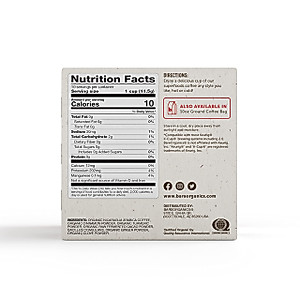 BareOrganics 13313 Cardio Care USDA Organic Coffee Pods, Keurig K-Cup Compatible Organic Coffee Pods, Infused with Superfoods & Probiotics, Vegan Friendly, Gluten Free, 10 Single Serve Cups