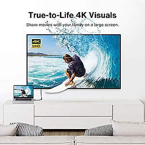 IVANKY Active DisplayPort to HDMI Adapter, 4K@60Hz Unidirectional DP to HDMI Adapter, [Updated New Model], Display Port to HDMI Compatible for HP, ThinkPad, AMD, NVIDIA, Desktop and More - Grey