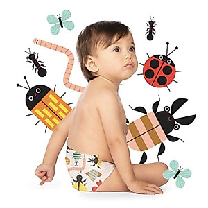 Hello Bello Diapers, Size 4, 23 Count, Gaseous States Design, 22-37 pounds