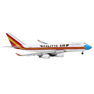 GeminiJets GJCKS1999F Kalitta Air Boeing 747-400BCF Mask Livery Flaps Down N744CK; Scale 1:400