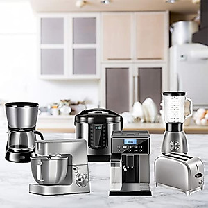 ENEO Cord Organizer Kitchen appliances Stick on, 6 Pack Cord Holder and Cord Wrapper for Small Kitchen Appliance, Mixer, air Fryer, Pressure Cooker, Coffee Maker