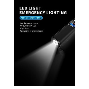 ADVENTURE-AIR Portable Air Compressor, Tire Inflator, Compact Air Pump - Electric Tire Pump for Car, Motorcycle, Bike, Ball - Digital Pressure Gauge, Cordless, Automatic, Rechargeable Battery Powered