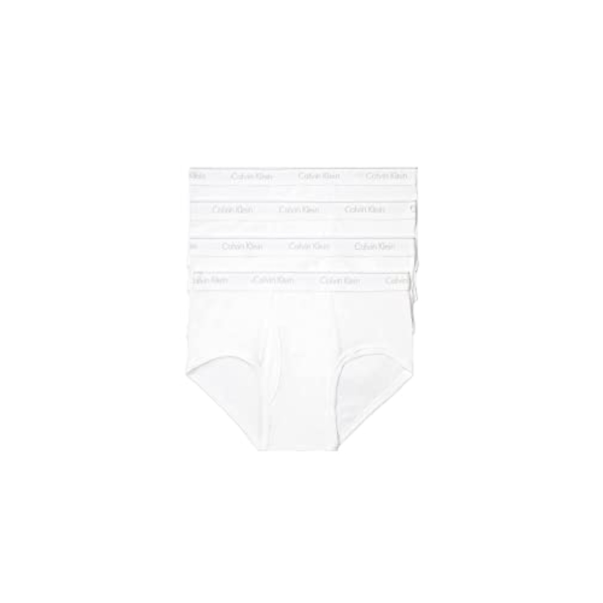 Calvin Klein Men's Cotton Classics 4-Pack Brief, 4 White, XL