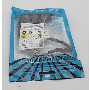 zdyCGTime 7 Pin Din Splitter Cable,DIN 7-Pin Splitter Y Adapter MIDI Cable 7- Pin Plug Male to 2 DIN Female Jack Adapter Y Lead for Bang Olufsen Naim Quad Stereo Systems (30cm/1ft) (7pin)