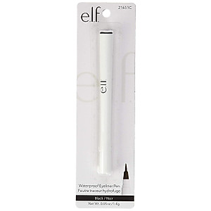e.l.f. Eyeliner Pen with FeltTip Applicator, Black, 0.05 Fl Oz