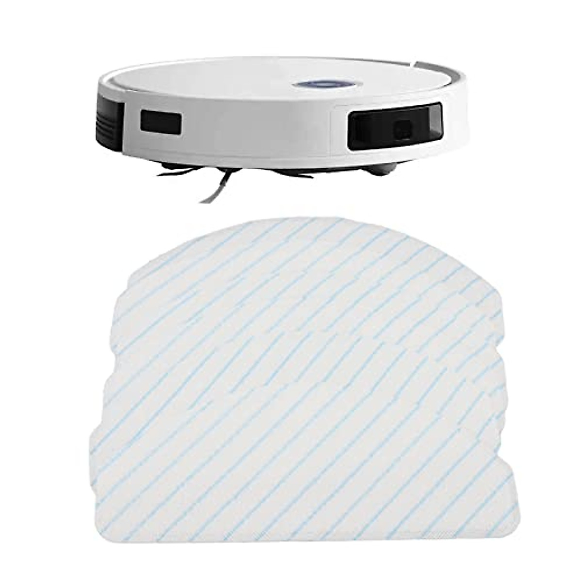 Tnfeeon 6 Pcs Vacuum Cleaner Mop Cloth for Yeedi Vac 2pro Vacuum Cleaner Cleaning Pads Replacement Parts Sweeper Accessories