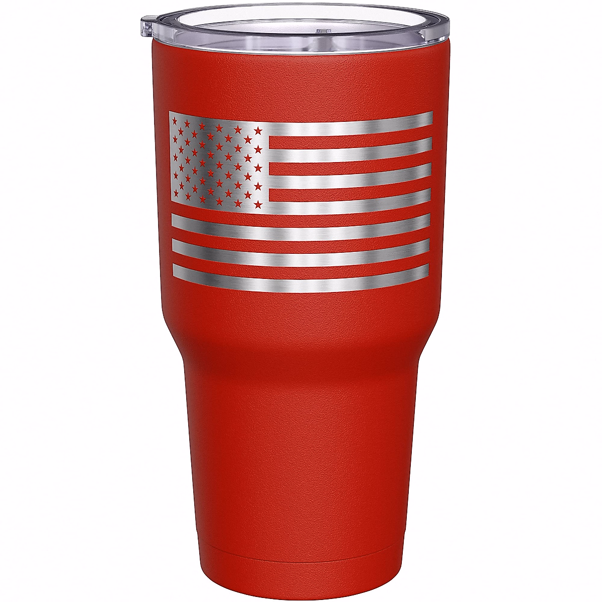 We The People Holsters - Girls Just Want To Have Guns Coffee Tumbler - American Flag Travel Mug - Double Insulated Cup For Women - 30 oz