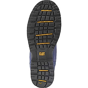 Cat Footwear Women's Echo Waterproof Steel Toe Work Boot, Marlin, 10