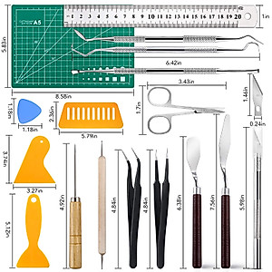 28 PCS Precision Craft Tools Set Vinyl Weeding Tools Kit for Weeding Vinyl, DIY Art Work Cutting, Hobby, Scrapbook