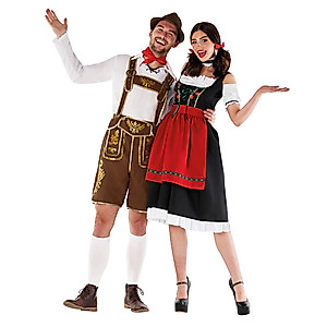 Morph October Festival Costume for Women Oktoberfest German Costume Women Dirndl Costume German Beer Maiden Girl Costumes, XX-Large