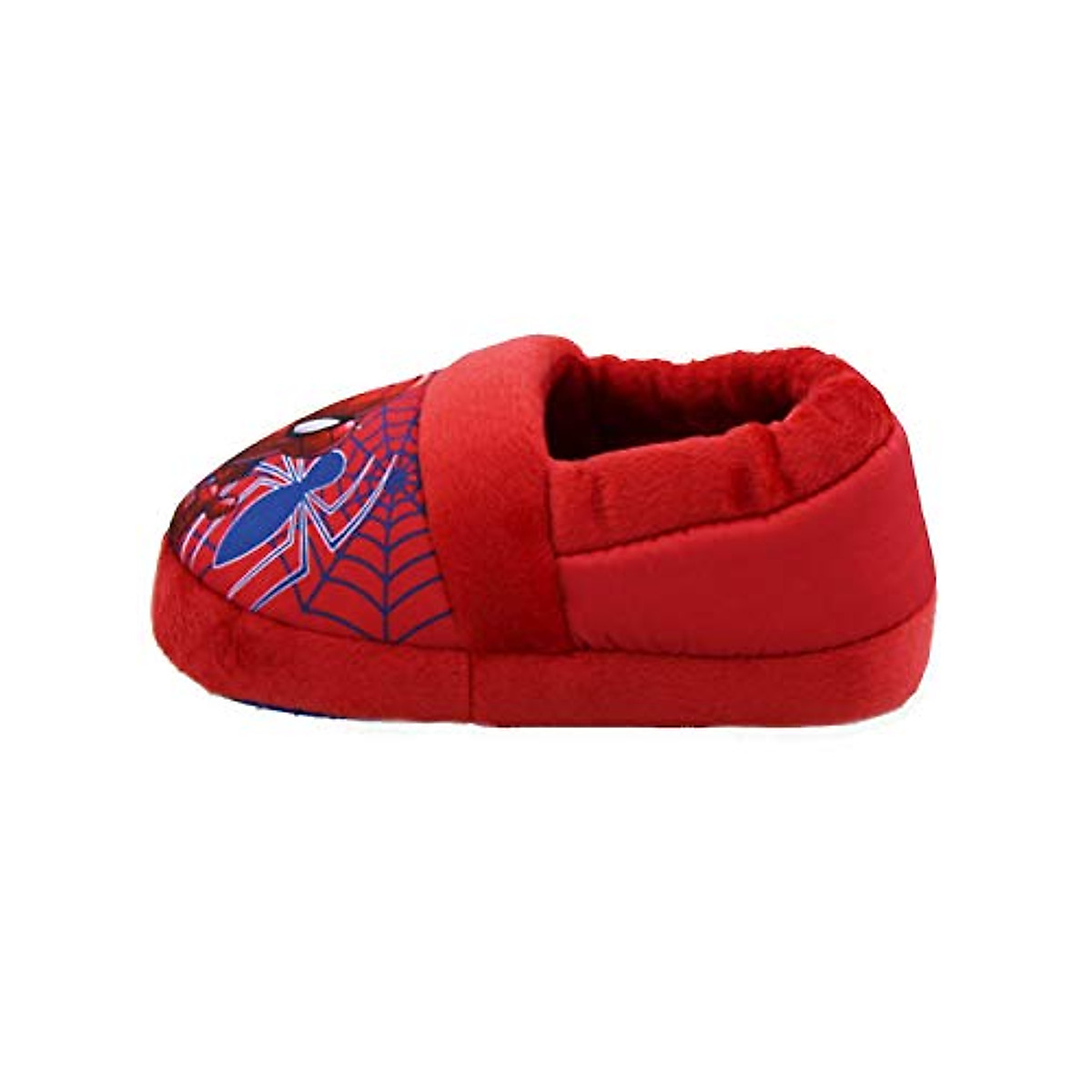 Marvel Spider-Man Toddler Boys Plush Aline Slipper, Red, 11-12 Little Kid
