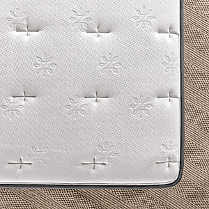 Zinus MSHPTT-08Q Bed Mattress Conventional, Queen, White