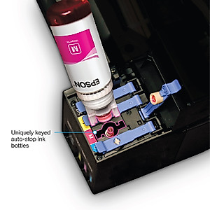 Epson Expression ET-2750 EcoTank Wireless Color All-in-One Supertank Printer with Scanner and Copier (Renewed)