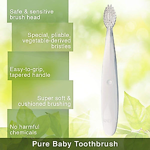 Radius Ultra Sensitive Pure Brush Baby Toothbrush, 1 EA