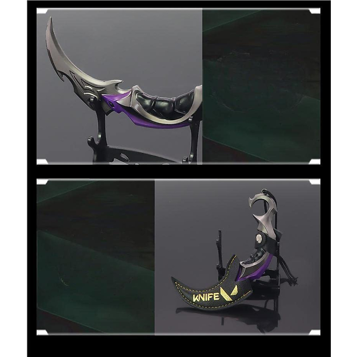 Chewmeter Game Valorant Reaver Karambit Knife Model Action Figures Game Toys Collection Keychain Gift Desk Decoration Backpack Pendant Gift