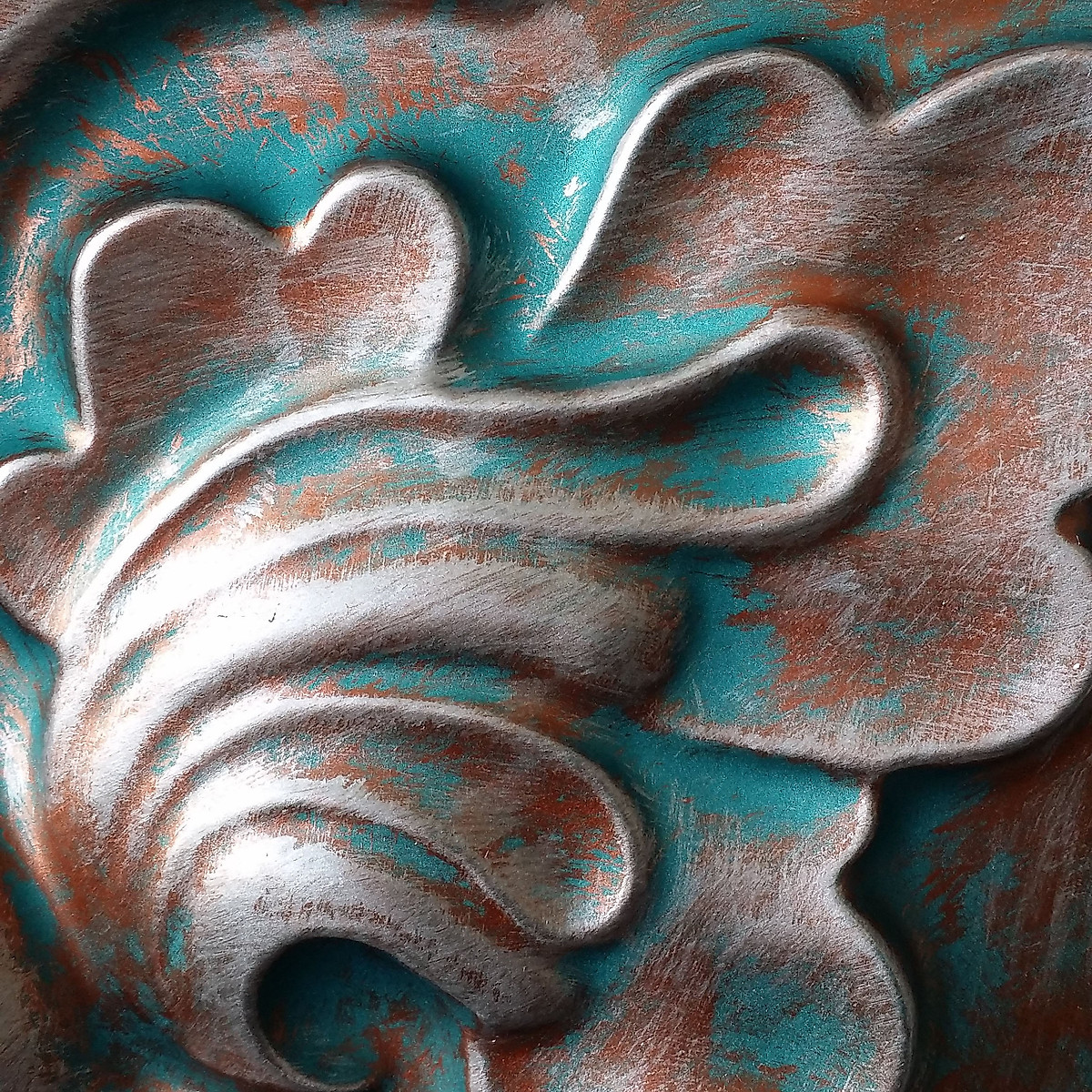 PLASTDECOR Tin Ceiling Tile Faux finishes Green Rust Copper PL30 Pack of 10pcs