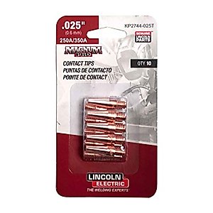 KP2744-025T Lincoln Contact Tip .025 - Taperd 10/pack
