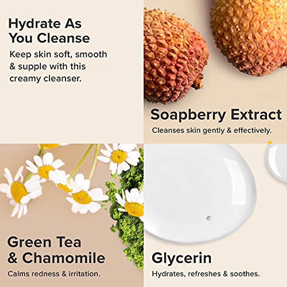 Paula's Choice RESIST Optimal Results Hydrating Cleanser, Green Tea & Chamomile, Anti-Aging Face Wash, Dry Skin, 6.4 Ounce