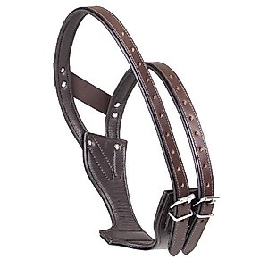Centaur Padded Anti-Crib Collar - Size:Medium Color:Brown