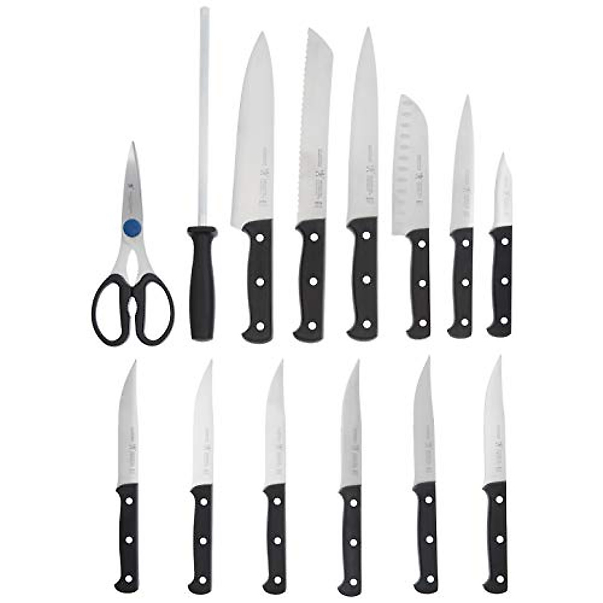 HENCKELS Fine Edge Pro Knife Block Set, 15-pc, Light Brown