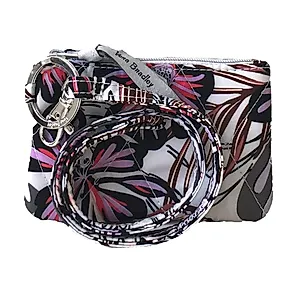 Vera Bradley Ultralight Zip ID Case and Lanyard Set, Sun Washed Tropical