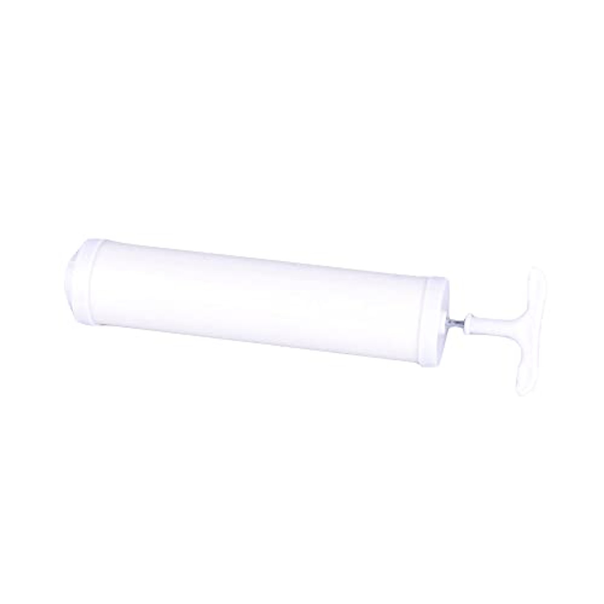 Mallofusa Hand Plastic Compressed Vacuum Space Manual Air Deflation Pump for Vacuum Seal Storage Bags White 9.3 x 1.5 Inch