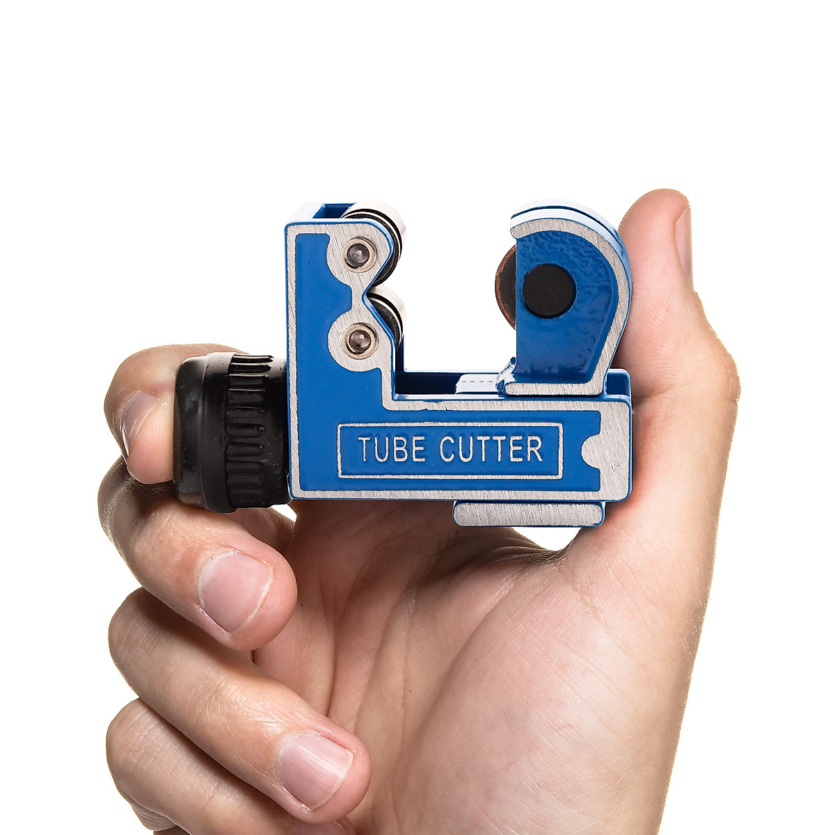 Loreso Mini Copper Pipe Tubing Cutter - Mini Tube Cutter for 1/8, 1/4, 1/2 to 1 1/8 Copper Brass Aluminum & Thin Stainless Steel Pipes (3-28mm) OD