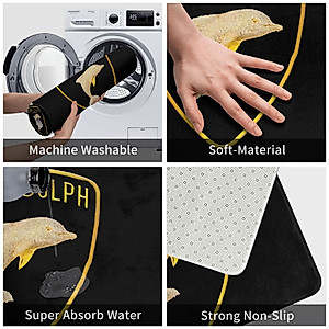 BeverlyJHoward Young Rapper Dolph Carpet Bedroom Living Room Floor Mat Anti-SlipHome Decoration Carpet 16x24in